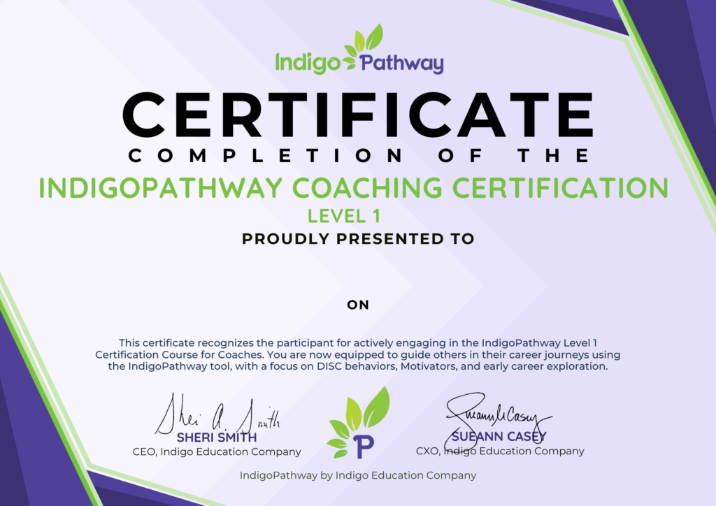 IndigoPathway Coaching Certification Course – IndigoLearners